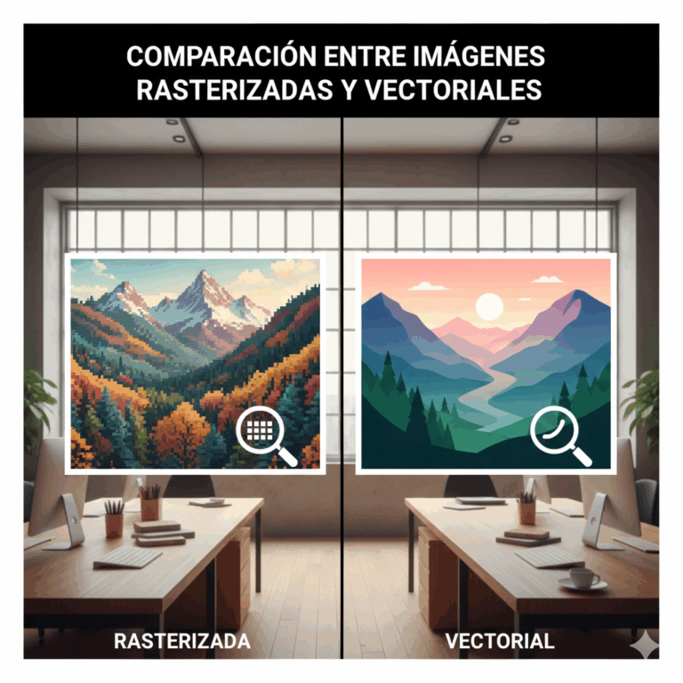 Imágenes rasterizadas vs. vectoriales: diferencias, usos y cuál elegir ...